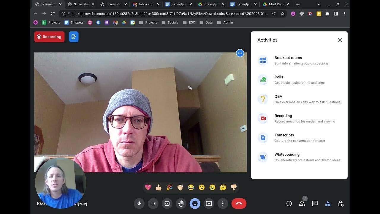My Lazy Spot - Google Meet - How to Get Meeting Voice AND Chat Transcripts - YouTube