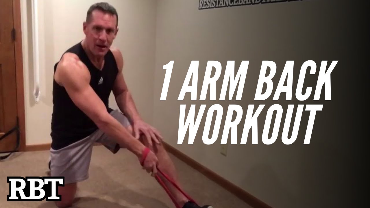 1 Arm Back Workout / Resistance Band Training - YouTube