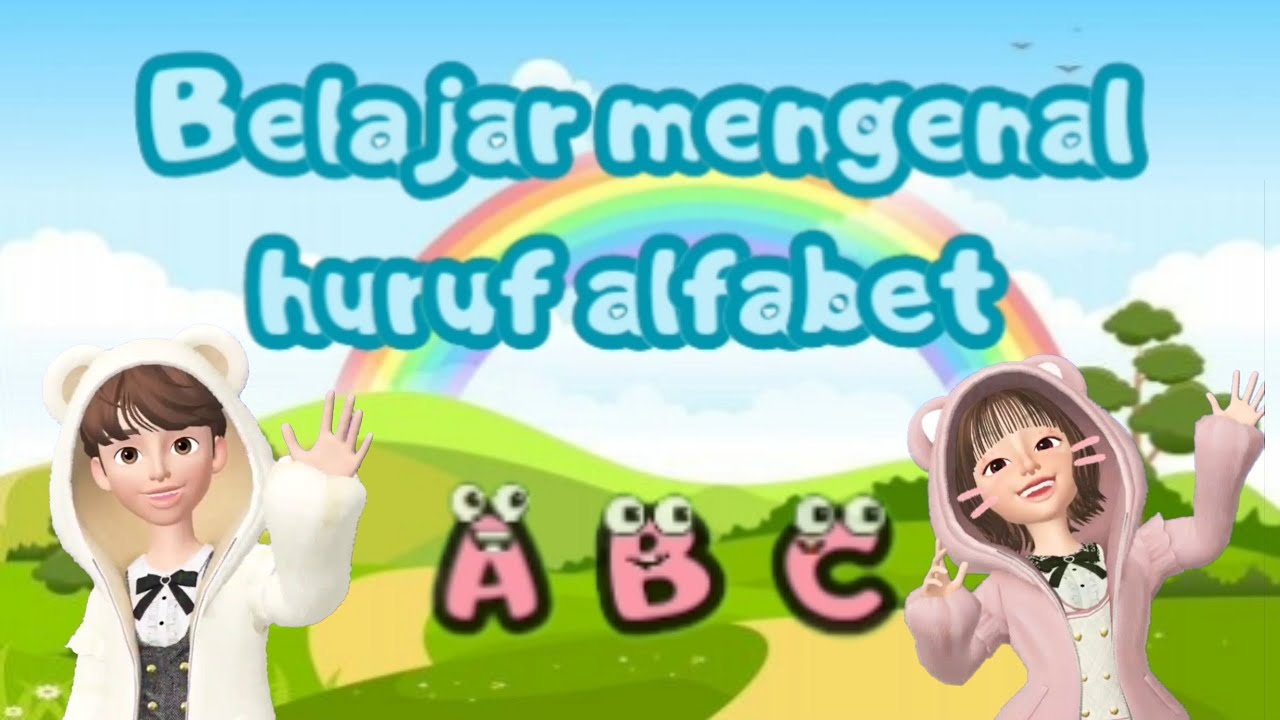 Belajar Mengenal ABC / Alfabet Mudah Dengan Contoh Kata - YouTube