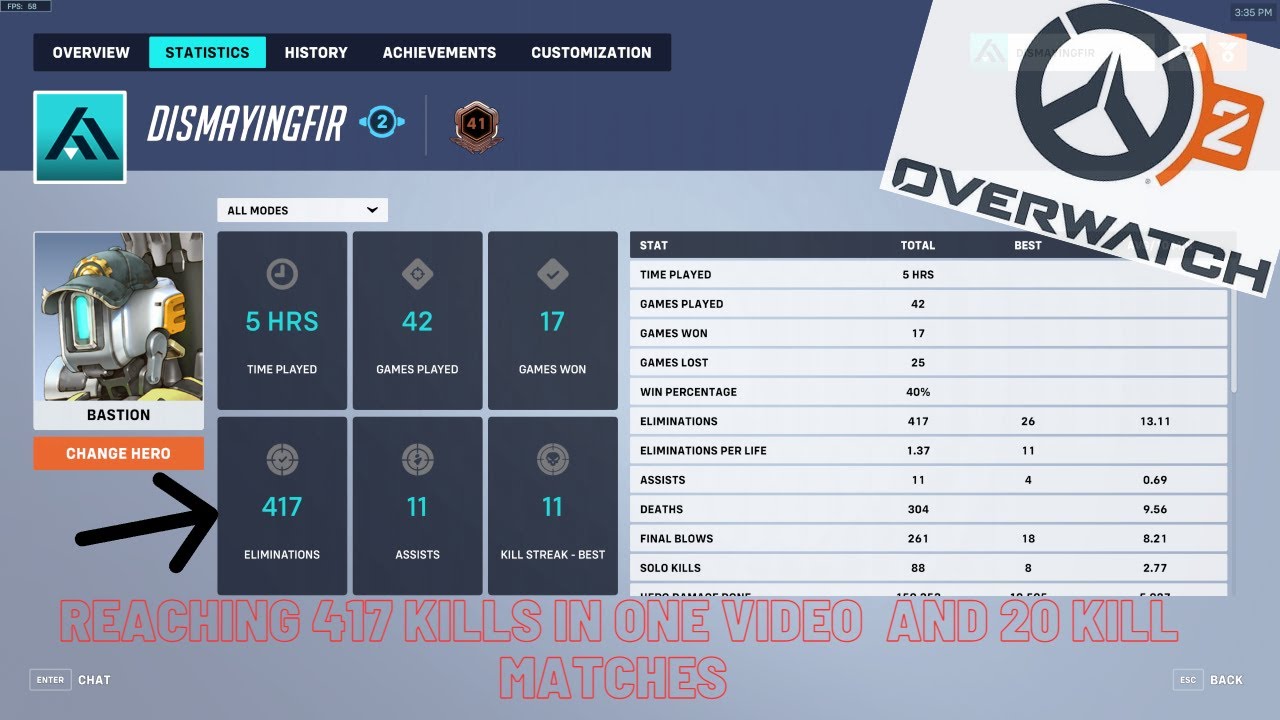 overwatch 20 kill games !! - YouTube