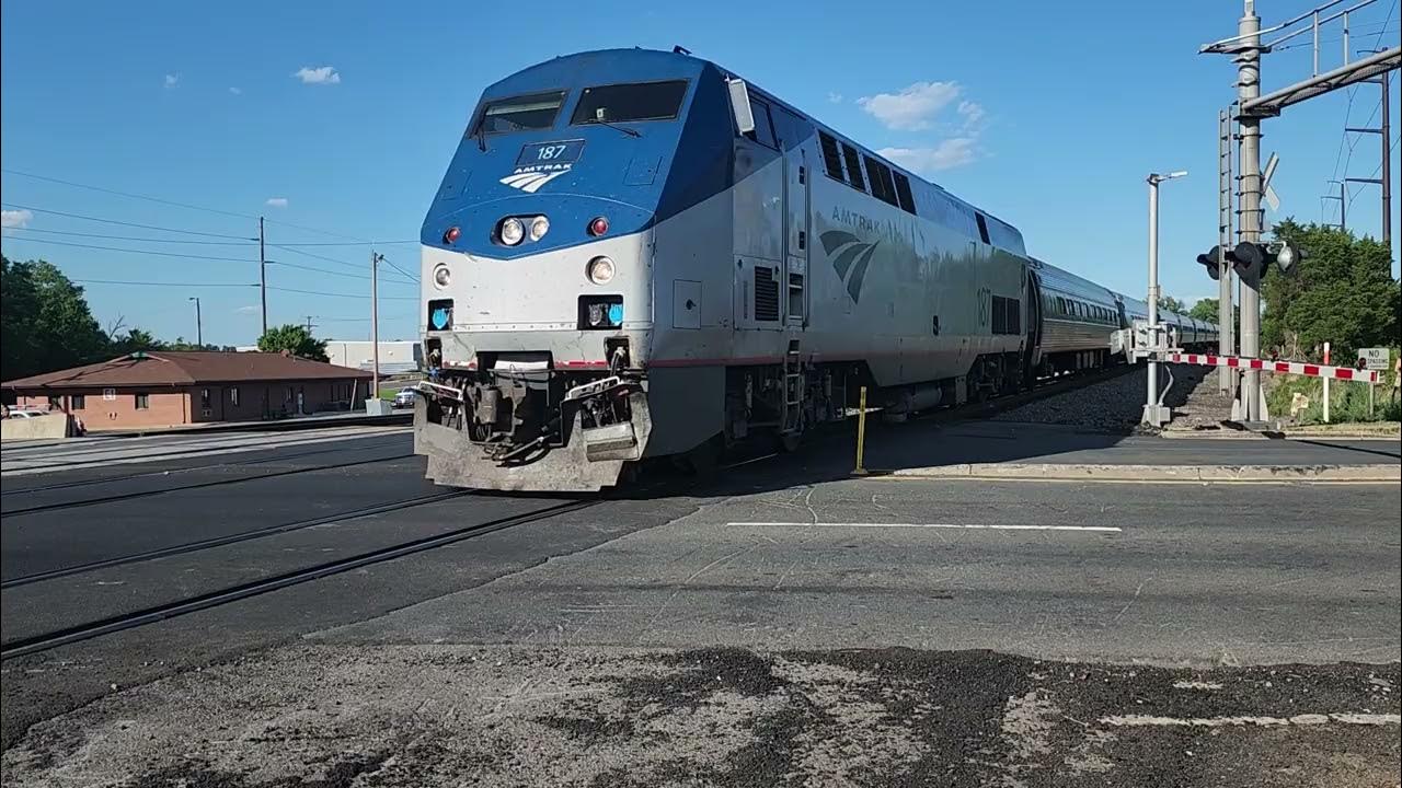 Amtrak through Norfolk Southern yard Manassas VA. 06/04/2022 - YouTube