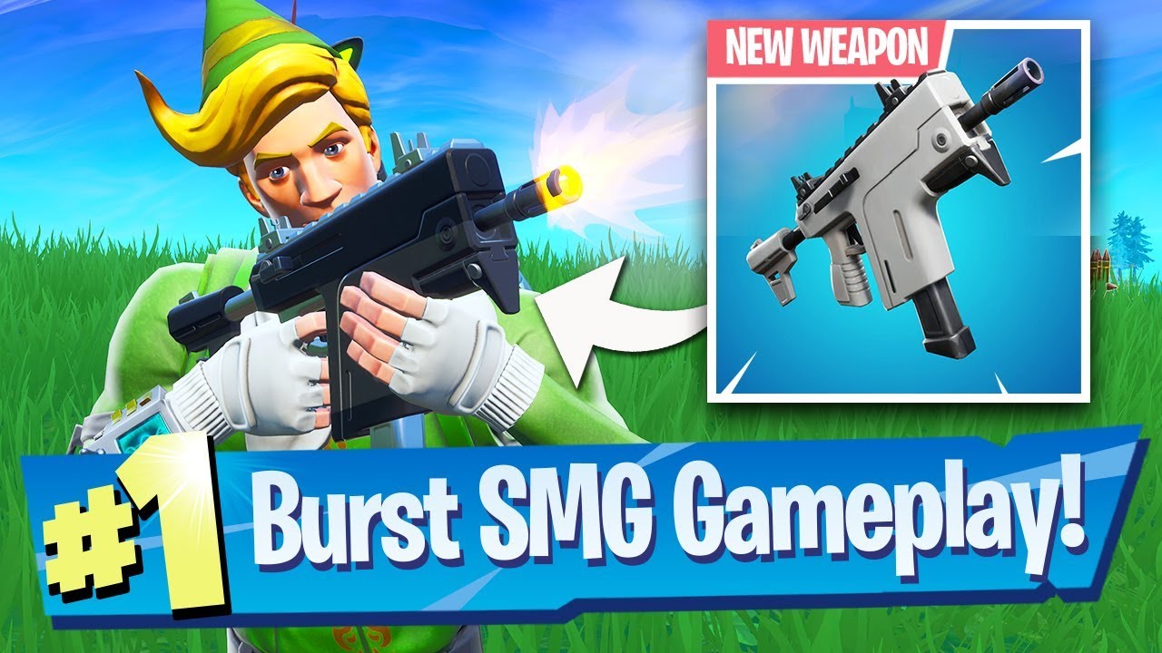 NEW Burst SMG Gameplay - Fortnite Battle Royale - YouTube