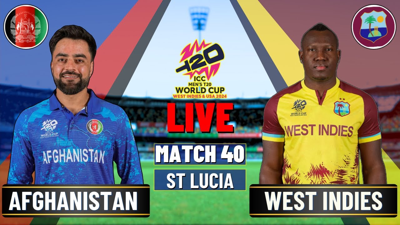West Indies vs Afghanistan Live Match | WI vs AFG Live Match Today ...