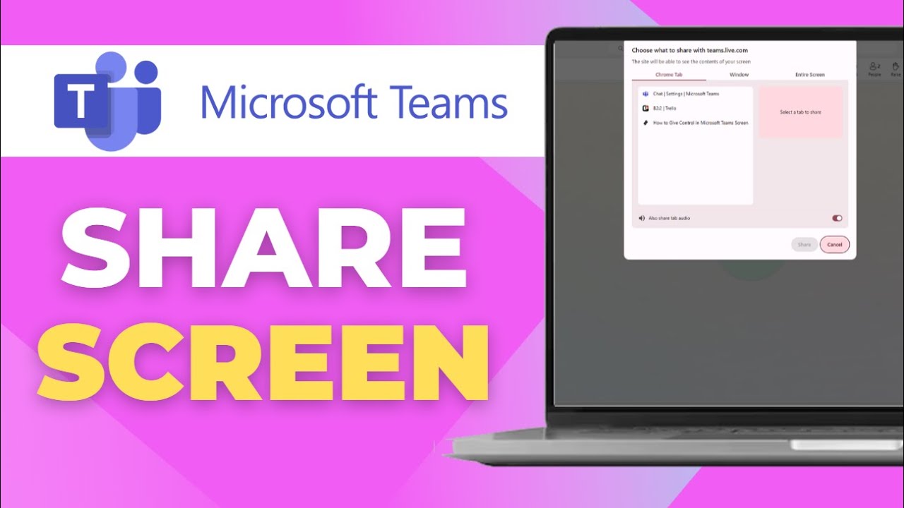 How to Share Screen in Microsoft Teams Mobile App - YouTube