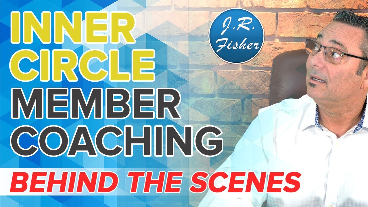 Take a peek behind the curtains of a live inner circle coaching - J.R. Fisher - YouTube