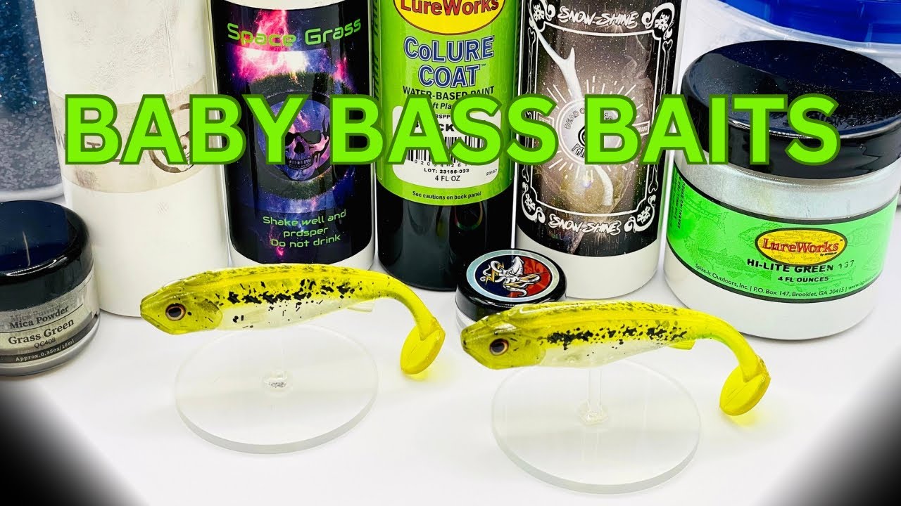 Pouring G3 Baits in Baby Bass - YouTube