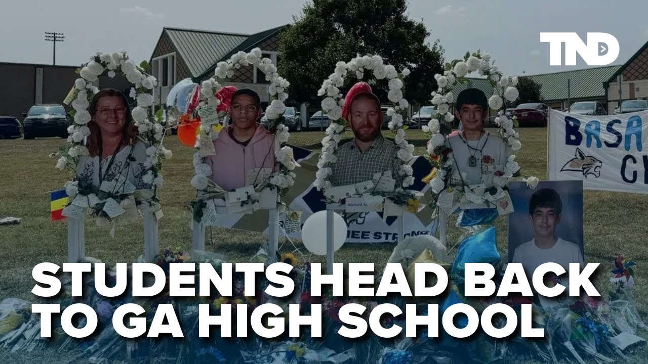 Georgia high school resumes classes after school shooting - YouTube