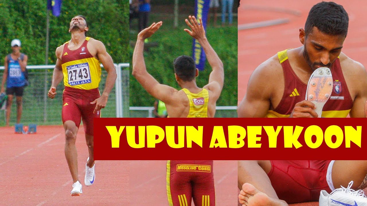 What happened to Yupun Abeykoon - 100m Mens Heat 3 102nd National ...