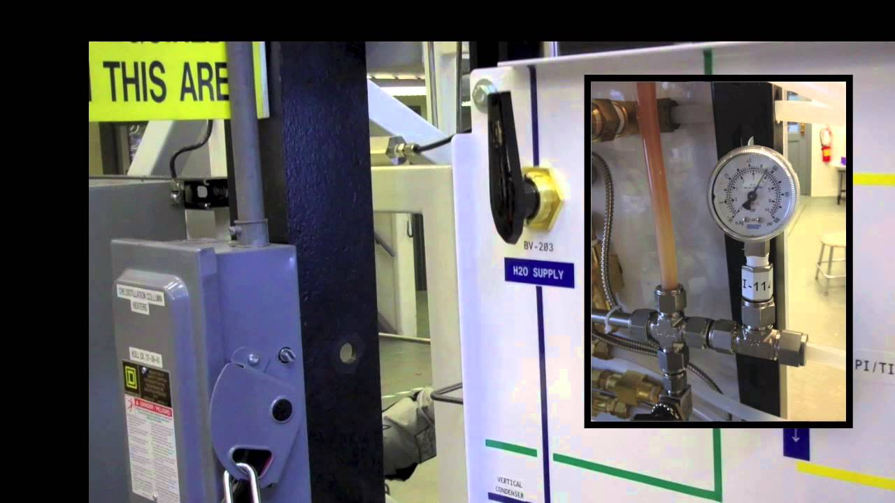 CST Distillation Plant: Packed Column Cooling Water SOP - YouTube