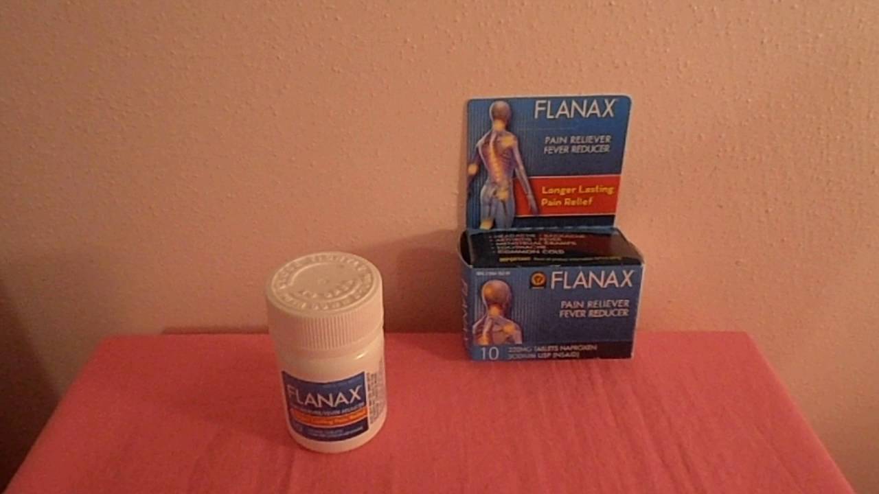FLANAX PAIN RELIEVER AND FEVER REDUCER - YouTube
