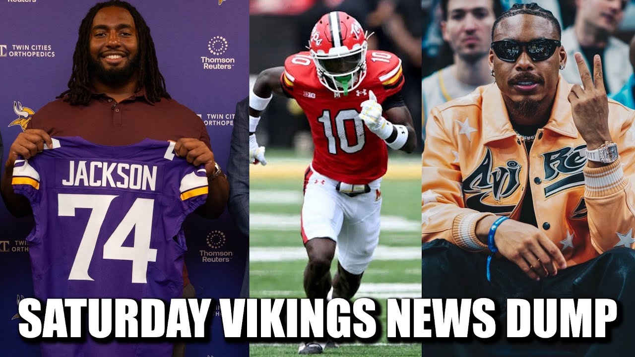 Minnesota Vikings News Dump (4.26.2025) | Jackson Introduced, Felton ...