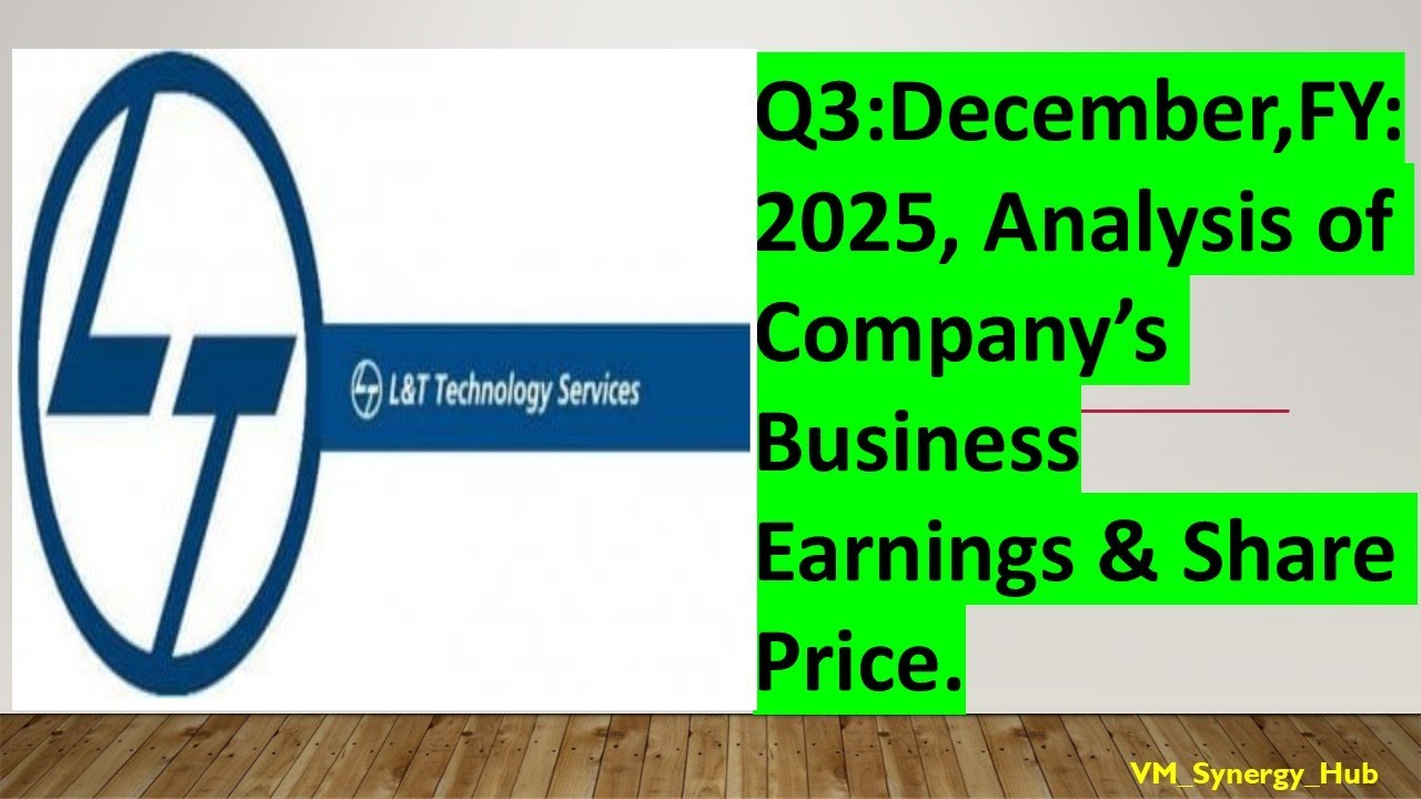 L&T Technology Services Ltd. (LTTS), Q3:FY:2025 Results! Company’s Business, Earnings & Share ...