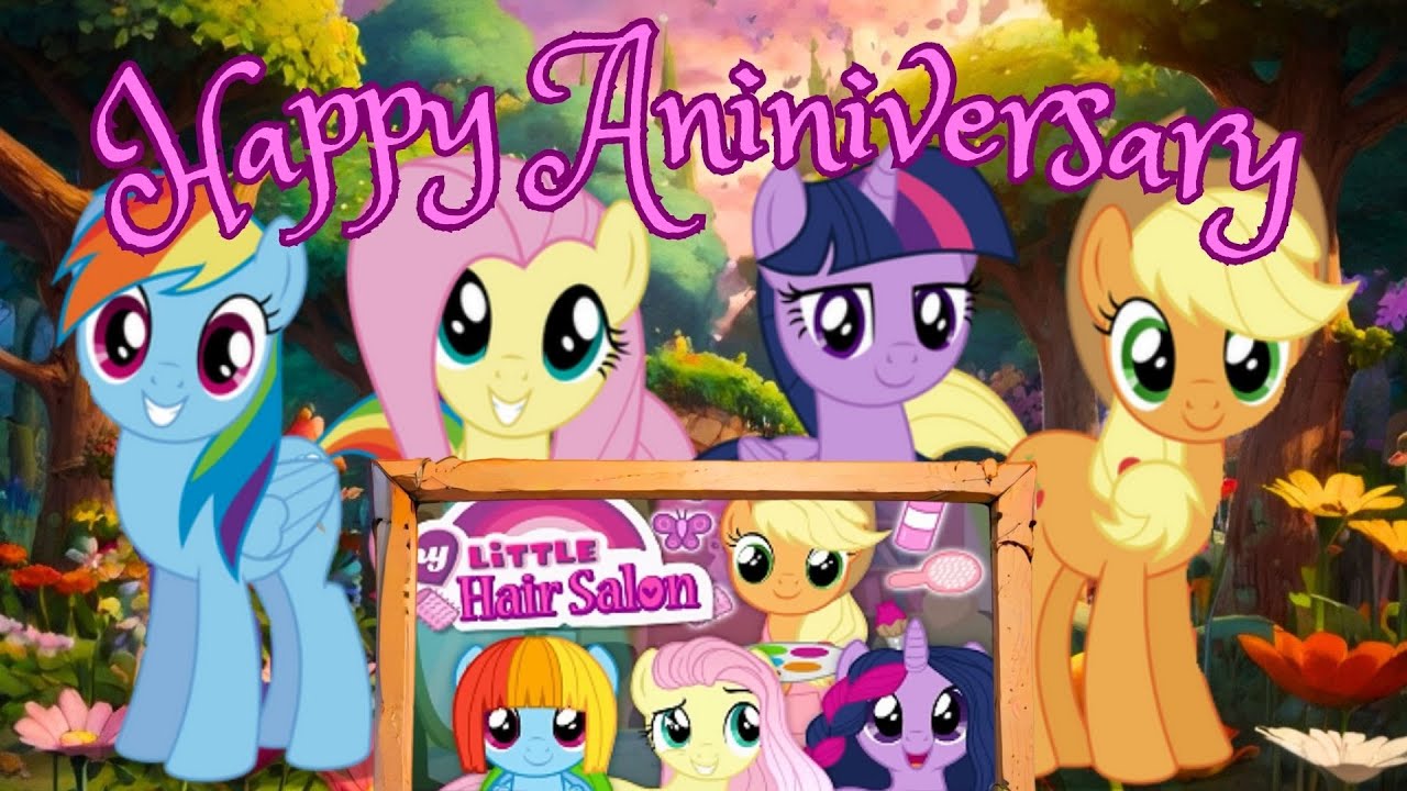MLP Applejack's Hair Salon 🎉 ANNIVERSARY 🎉 My Little Pony Animation ...