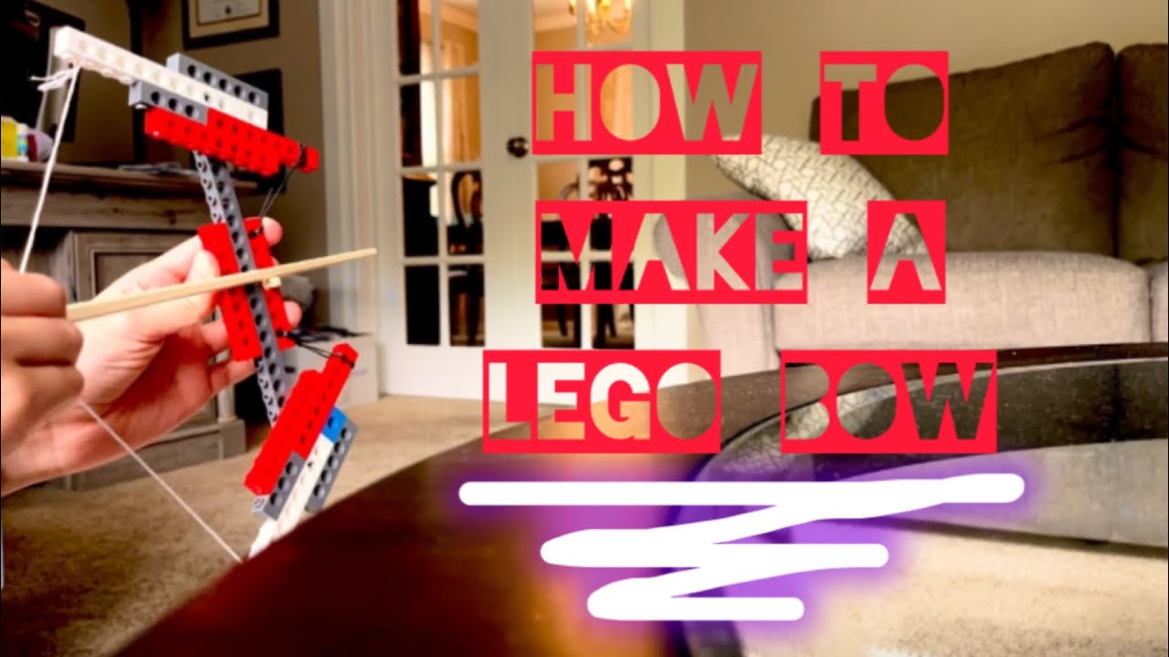 How to make a Lego bow! #bow #lego #legobuild - YouTube