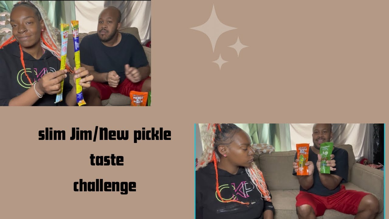Slim Jim /New Pickle 🥒 taste challenge Ft:Sco - YouTube