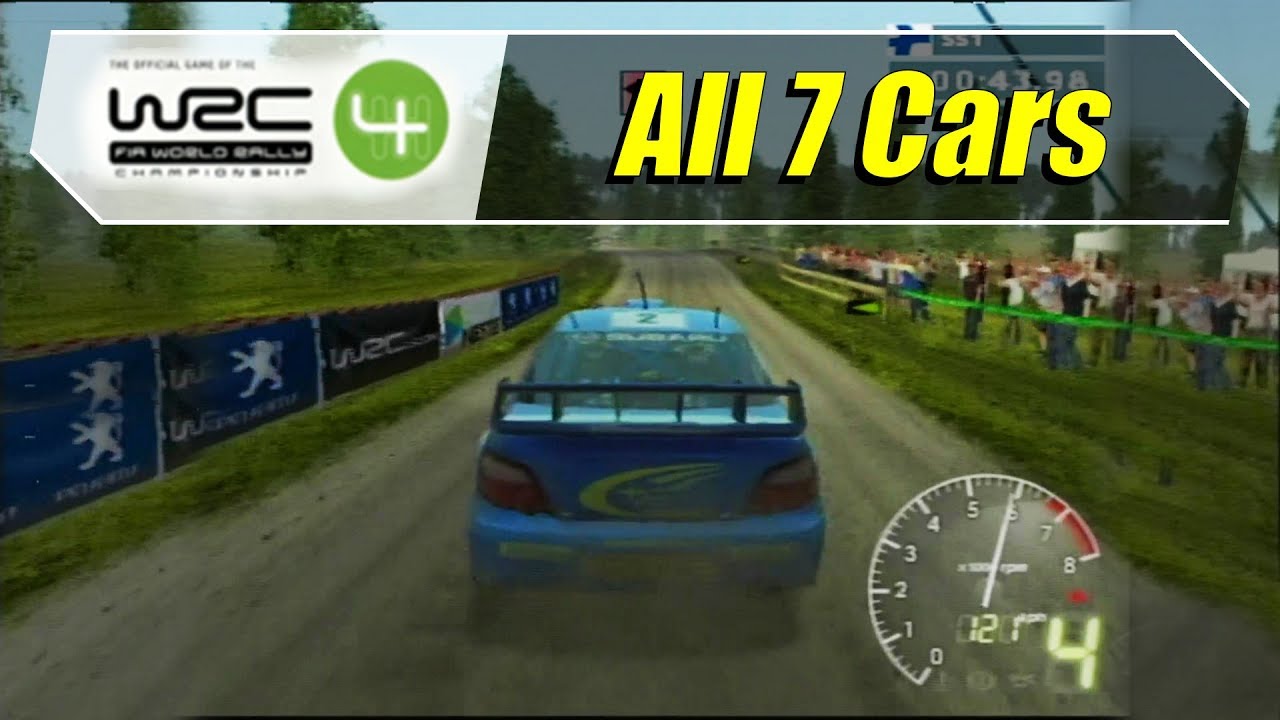 WRC 4 (PS2) - Driving All 7 Cars (From Game Start) (1080@60) - YouTube