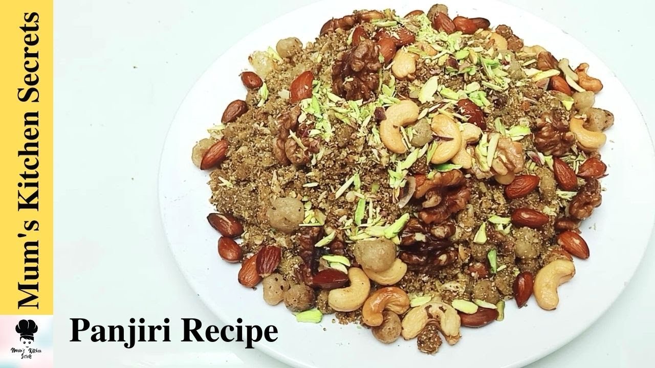 How to Make Panjiri after Delivery | Homemade Panjiri Recipe | Easy ...