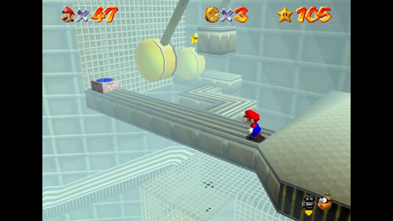 [Nintendo 64] Super Mario 64 Walkthrough [104] - The Pit And The ...