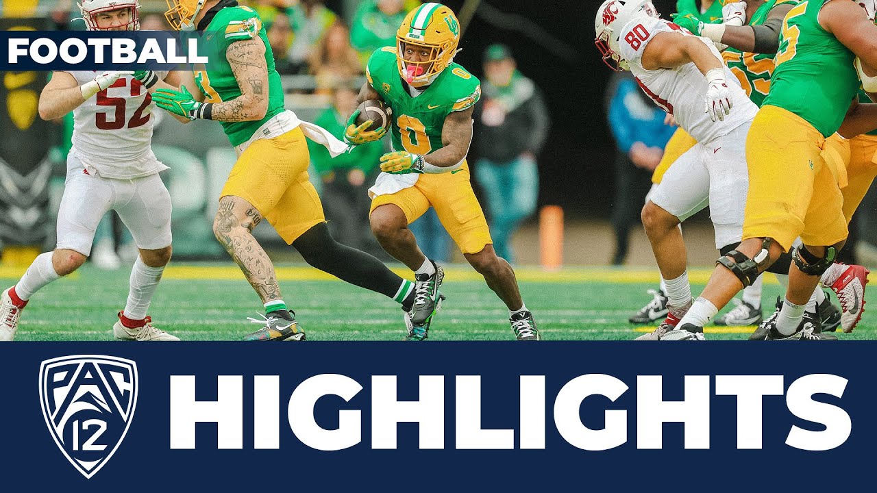 Washington State vs. No. 9 Oregon Football Highlights | 2023 Season ...