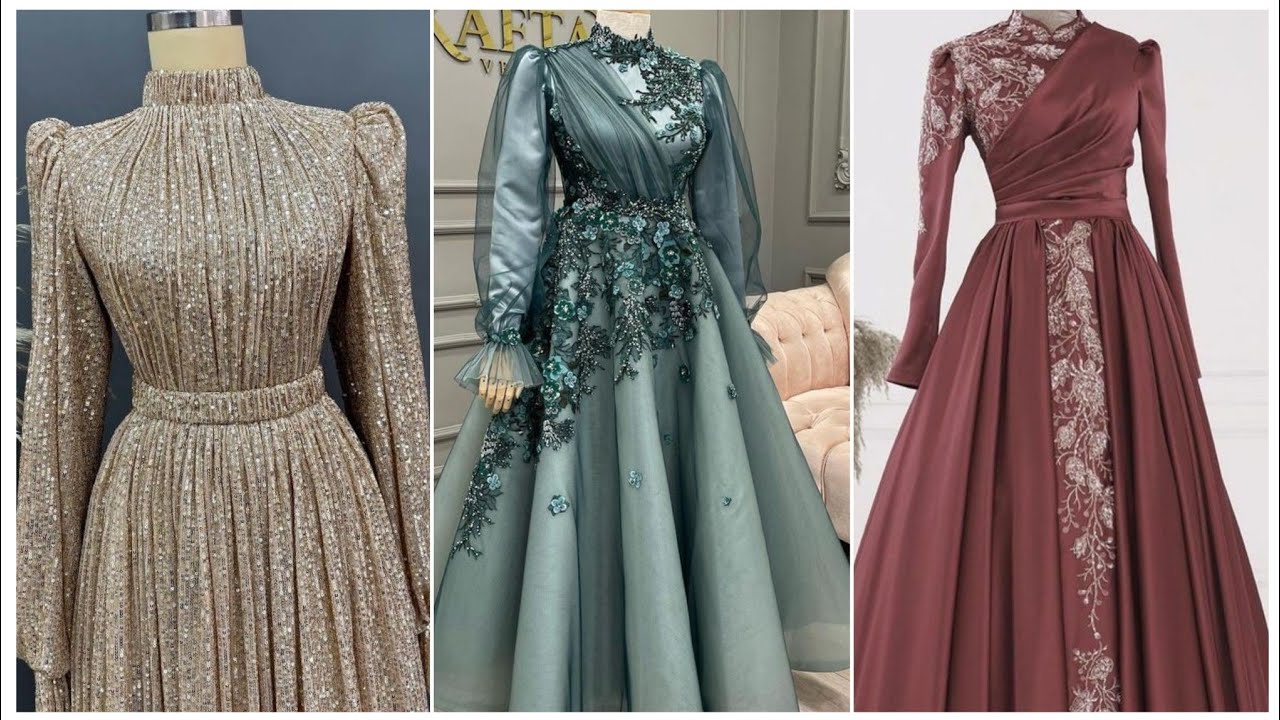 elegant beautiful sequence work bridesmaid dresses ideas - YouTube