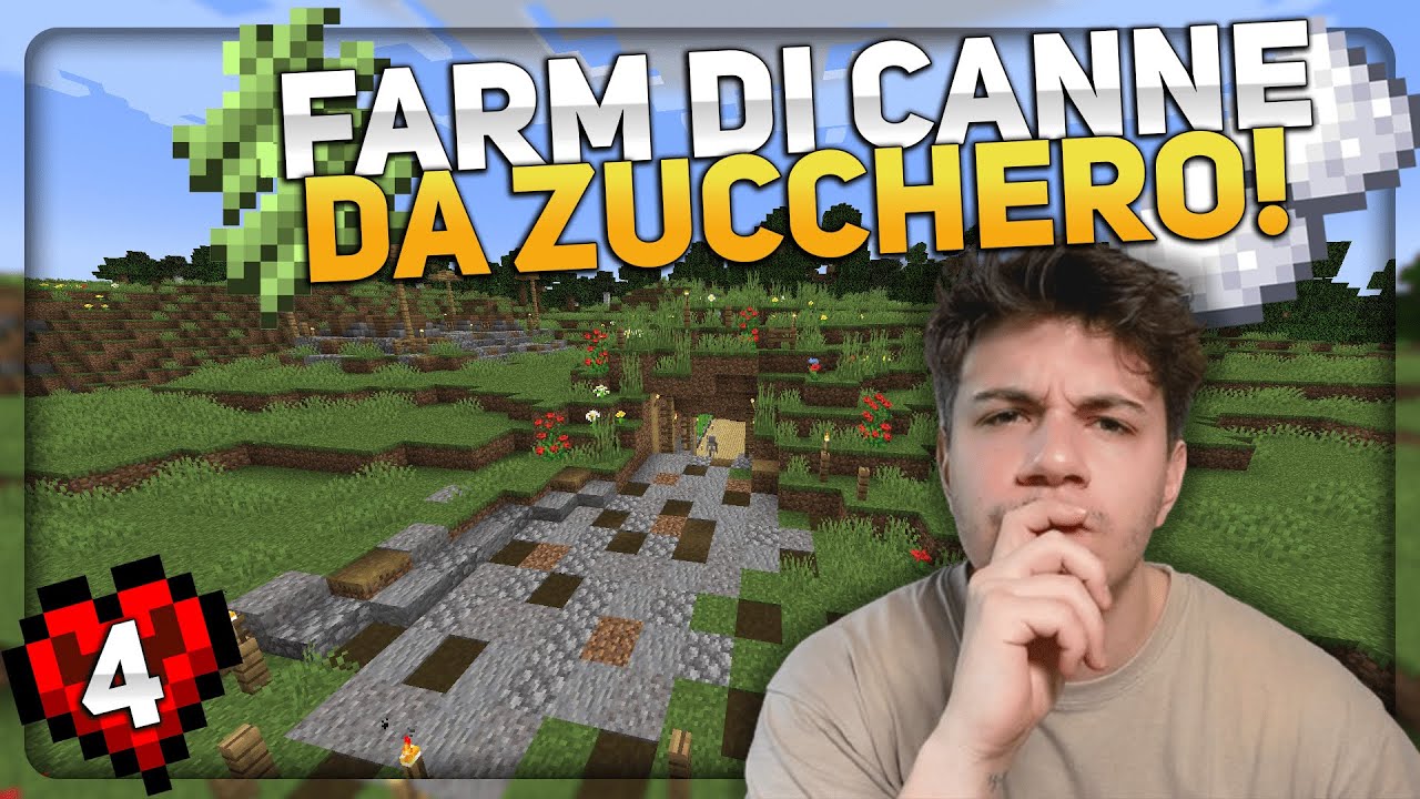 LA FARM DI ZUCCHERO | MINECRAFT HARDCORE #04 - YouTube