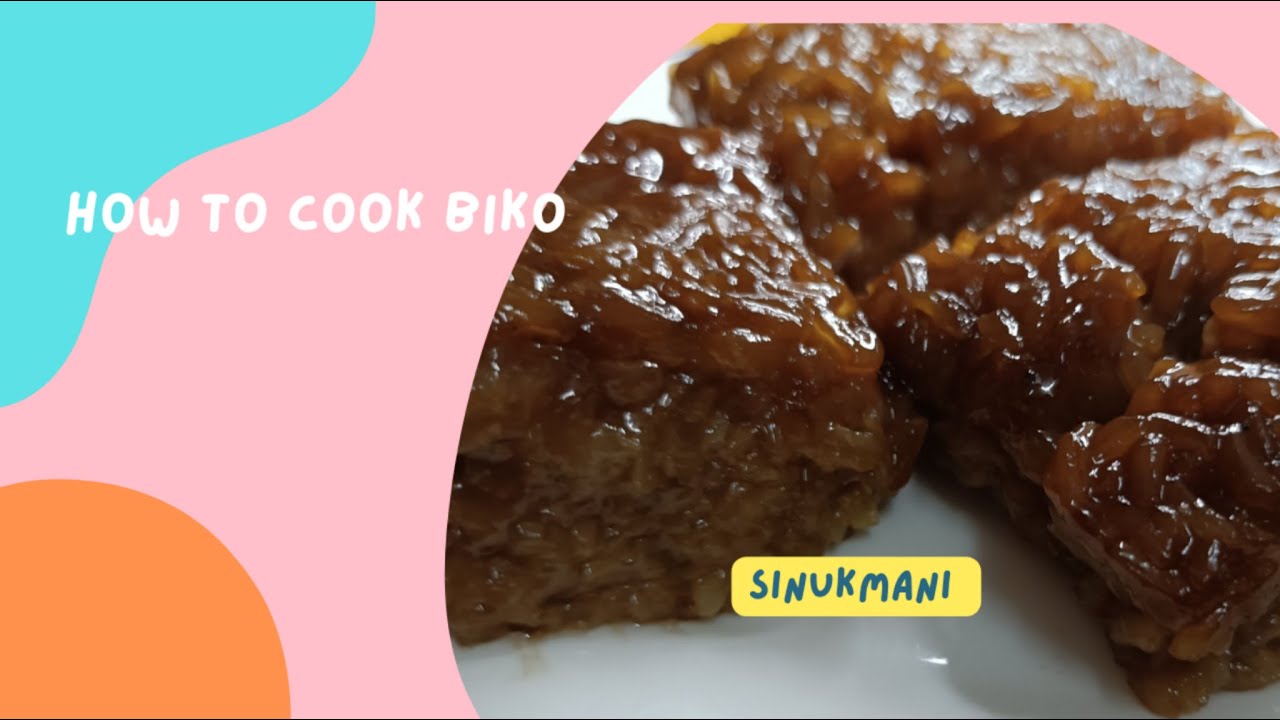HOW TO COOK SIMPLE BIKO | SWEET RICE CAKE | SINUKMANI - YouTube