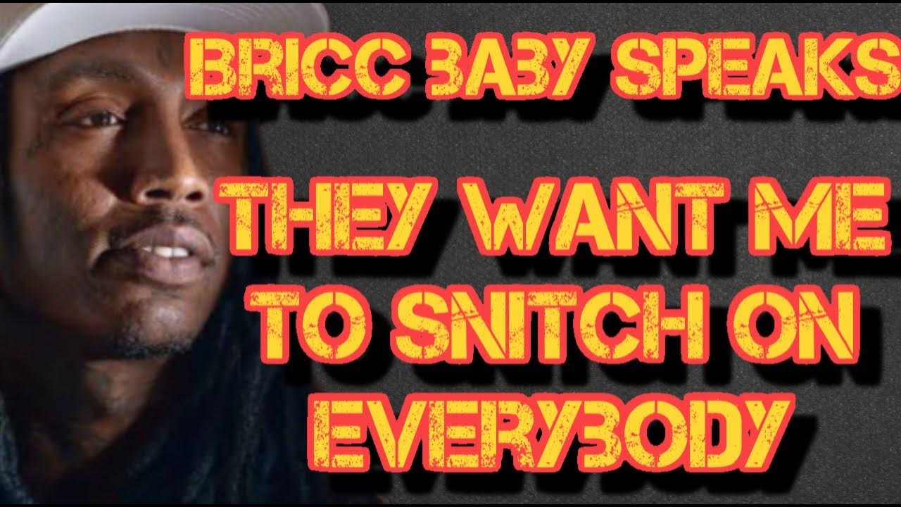 BRICC BABY CALLS IN FROM THE FEDS WITH STRONG WORDDS FOR ALL HIS HATERS - YouTube