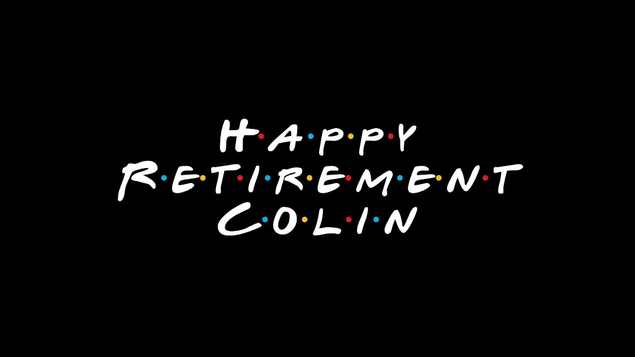 Colin McColl Retirement - YouTube