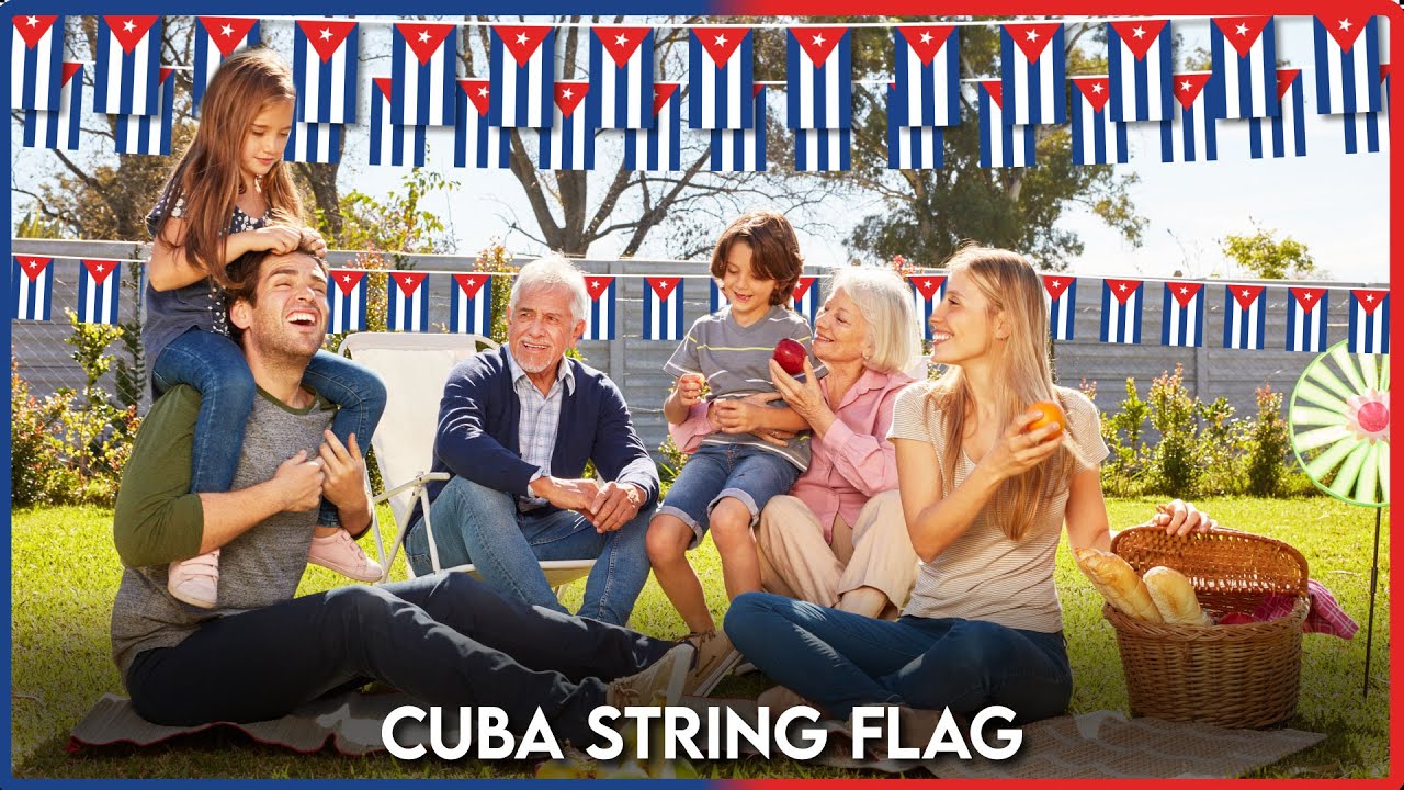 Cuba String Flag - YouTube