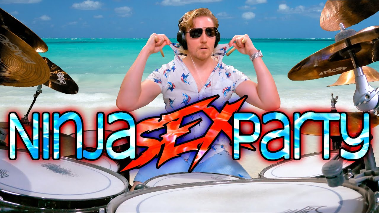 Death Metal By Ninja Sex Party Drum Jam Youtube