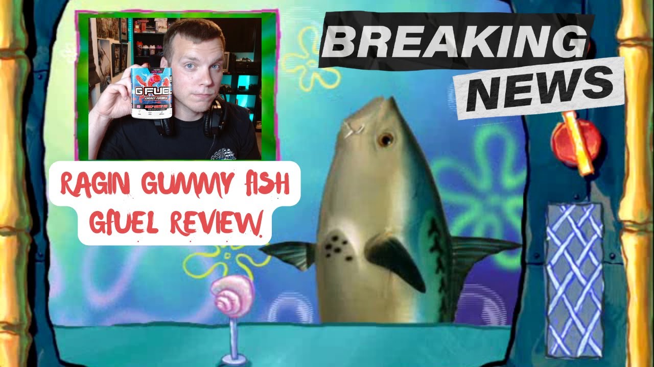 RAGIN GUMMY FISH GFUEL REVIEW - YouTube