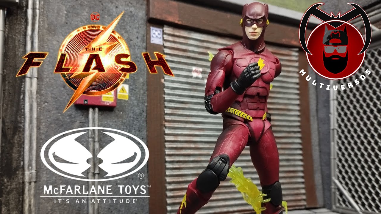 Unboxing y revisión The Flash (Batman Custom) The Flash Movie McFarlane ...