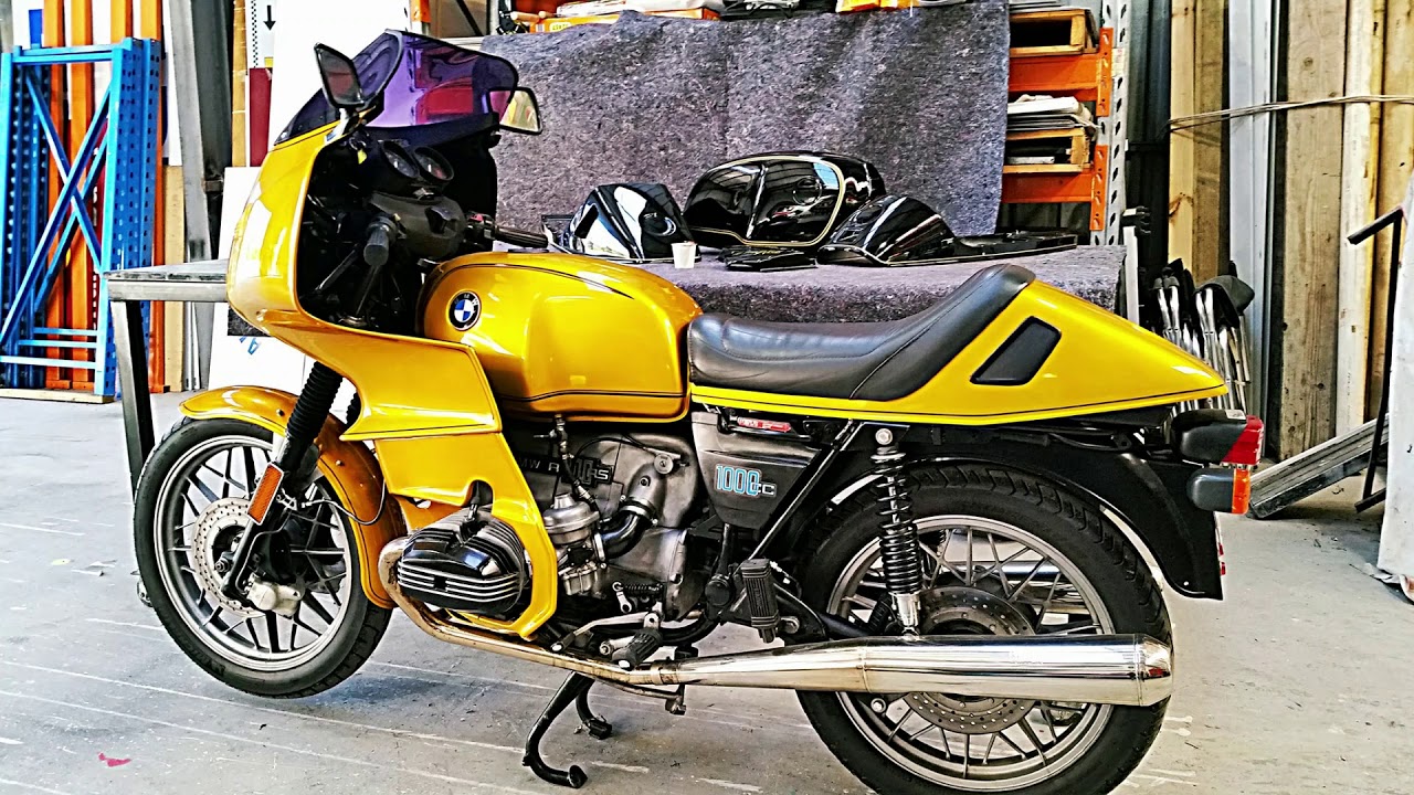 1978 gold BMW R100RS - YouTube