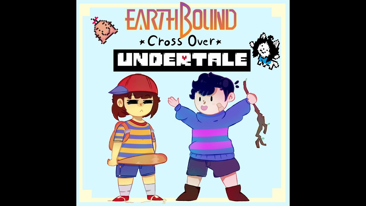 Speedpaint crossover Undertale x Earthbound - YouTube