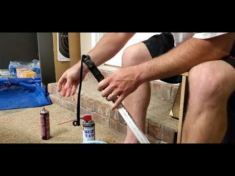 Python grip installation on racquetball racquet - YouTube