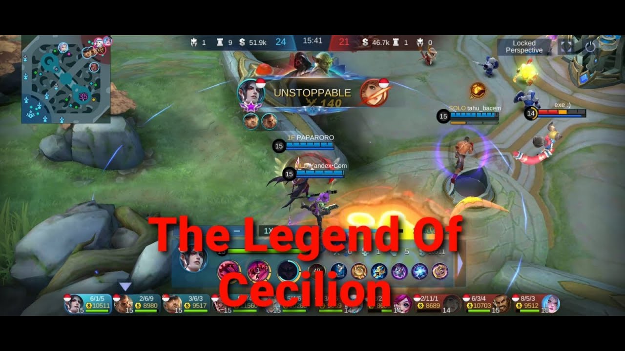The Legend Of Cecilion | MLBB - YouTube