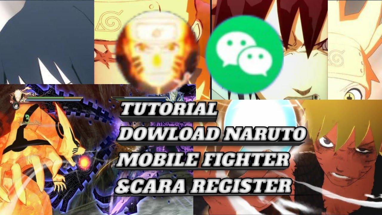 TUTORIAL DOWLOAD NARUTO MOBILE FIGHTER & CARA REGISTER | NARUTO MOBILE ...