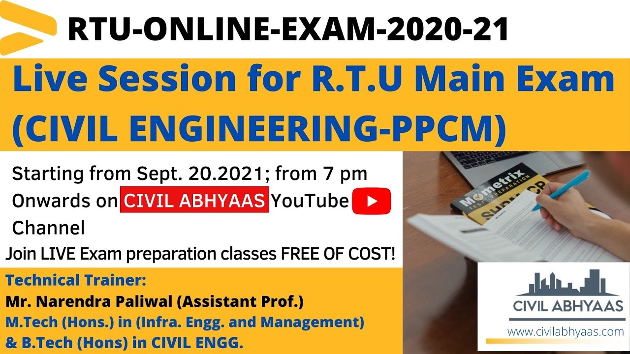 RTU ONLINE EXAMINATION 2020-21 PREPARATION Day:02 - YouTube