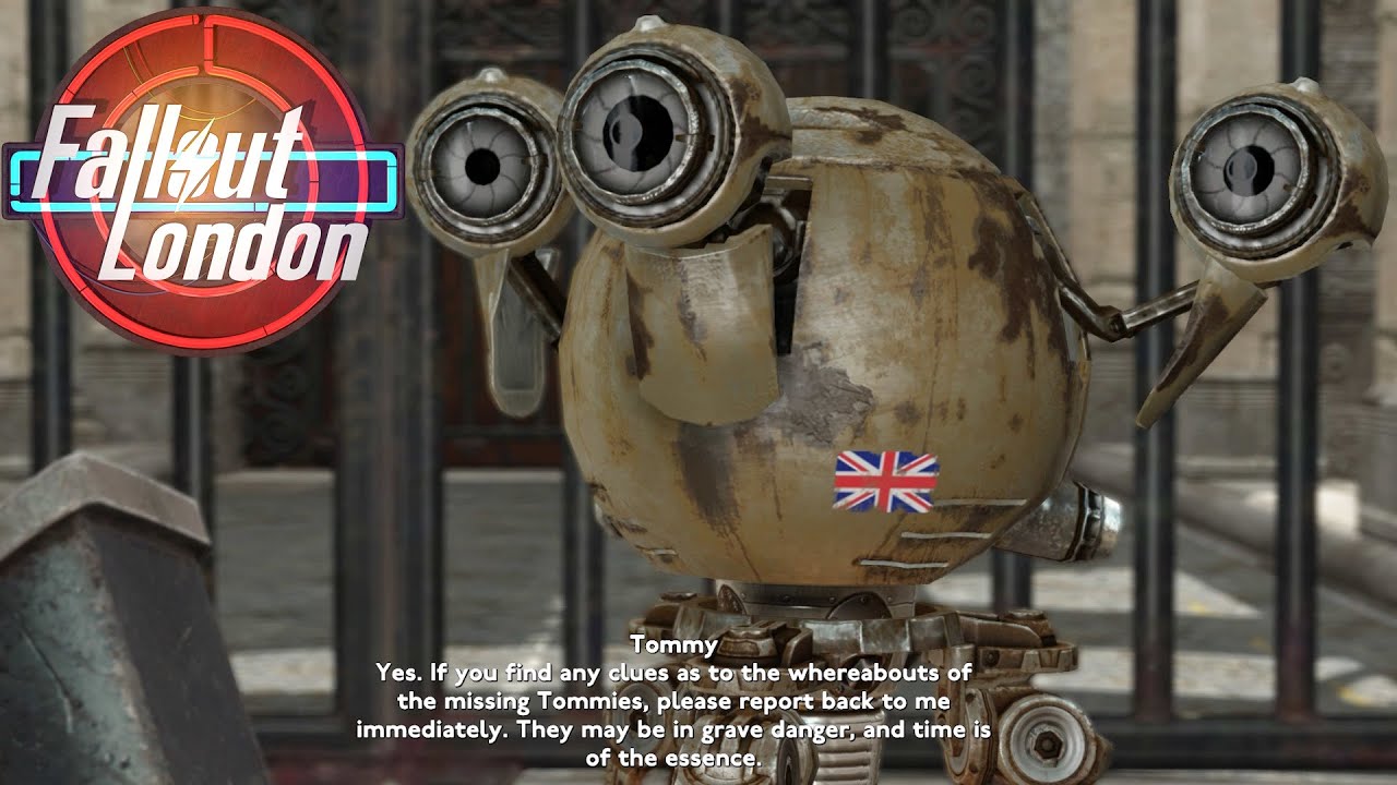 British Military Mr Handy in Fallout London - YouTube