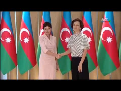 Birinci vitse-prezident Mehriban Əliyeva UNESKO-nun Baş direktoru Odre Azule ilə görüşüb