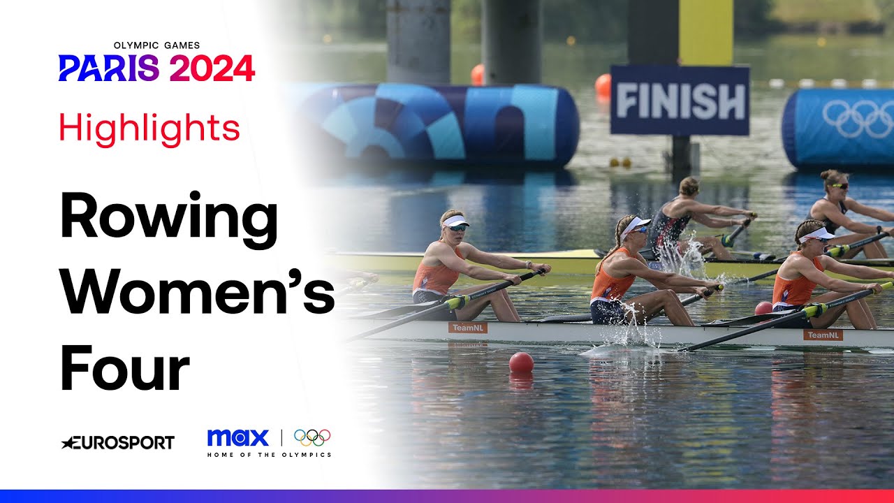 ANOTHER PHOTO FINISH! 📸 | Rowing Women's Coxless Four | Paris Olympics ...