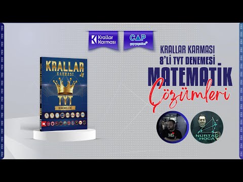8'li TYT DENEMELERİ  ÇAP YAYINLARI MATEMATİK TESTİ