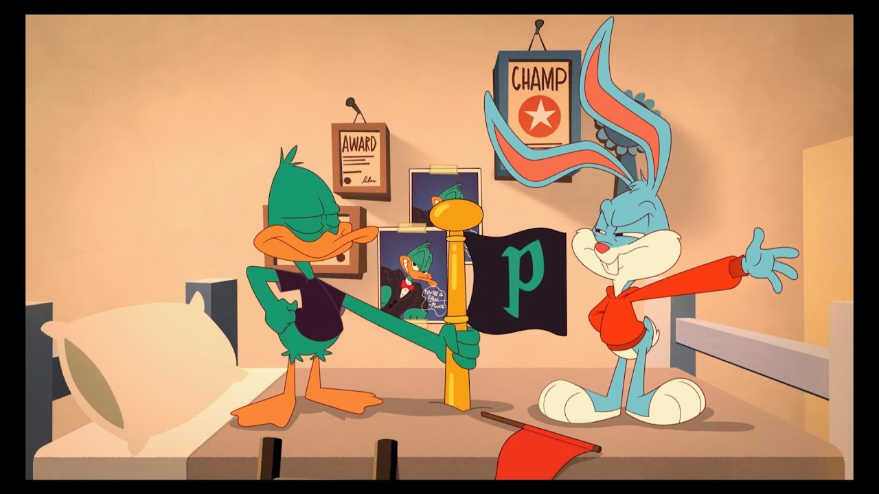 Watch The New Tiny Toons Looniversity- buster and plucky rivalry - YouTube