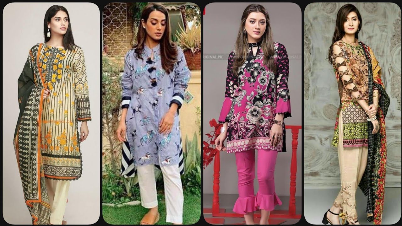 Trending Printed Suit Design 2020 | Printed Suit | Stylish Print Suit ...