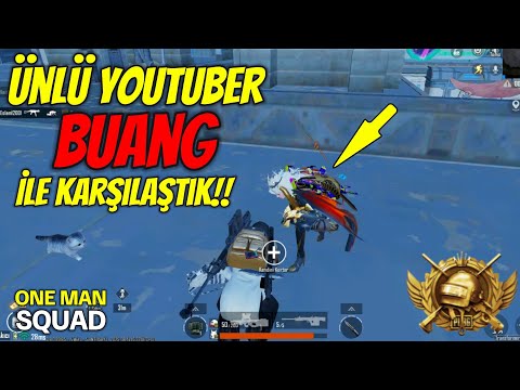 BUANG ABİ İLE KARŞILAŞTIKK ! BURAK GAME SOLO SQUAD PUBG MOBİLE