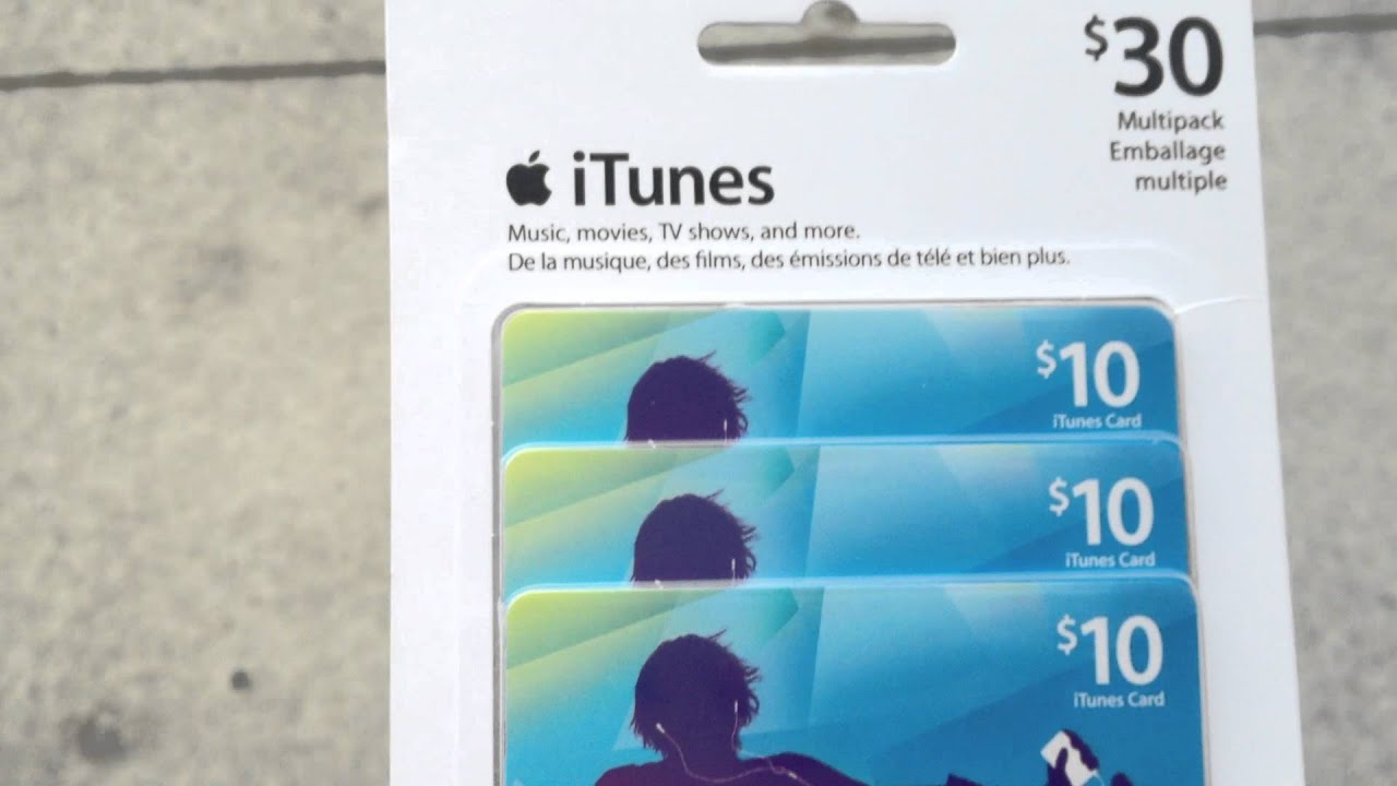 $30 iTunes gift cards - YouTube