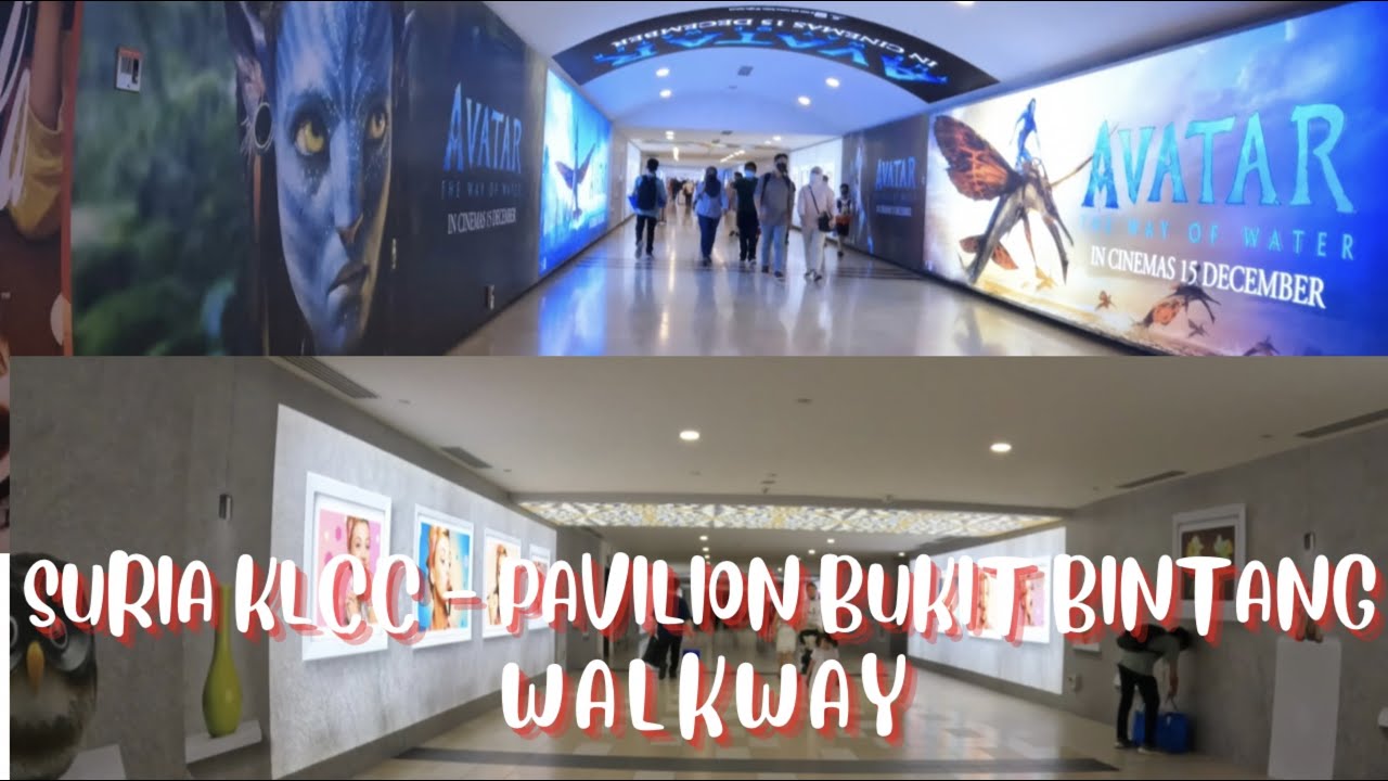 🇲🇾 WALKWAY FROM SURIA KLCC TO PAVILION BUKIT BINTANG - YouTube