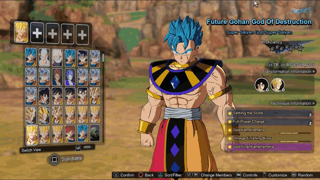 Dragon Ball Sparking Zero - Future Gohan God Of Destruction VS Black ...