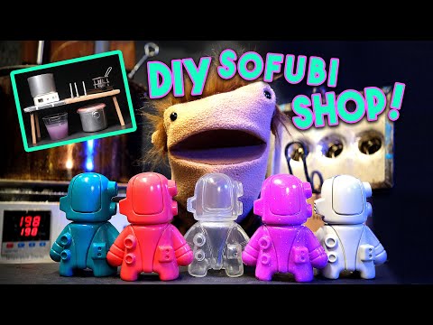How to make SOFT VINYL TOYS at home (everything you need to know)! #sofubi #sofvi