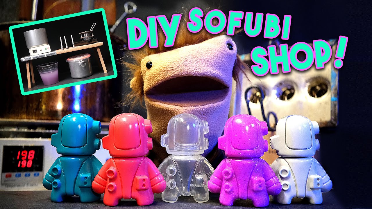 How to make SOFT VINYL TOYS at home (everything you need to know)! #sofubi #sofvi - YouTube